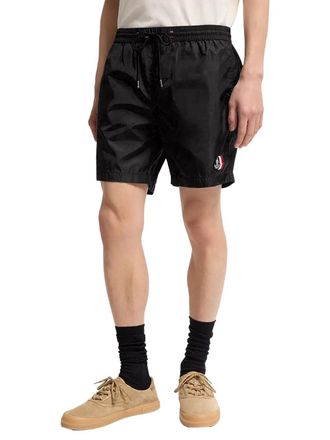 Moncler Technical Nylon Swim Shorts - Black
