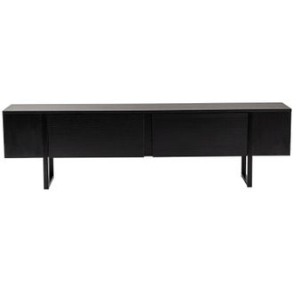 Habitat et Jardin Meuble TV en bois Serenity - 180 x 29 x 50 cm - Noir