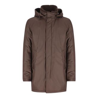 Herno Veste longue matelass&eacute;e - Homme - Manteaux - Brun - Taille: L