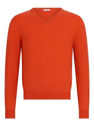 Malo V-neck sweater - Orange