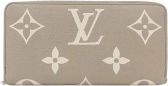 Louis Vuitton Portefeuille Long Pre-owned (Bi-pli) - Femme - Pre-owned - Beige - Taille: ONE Size