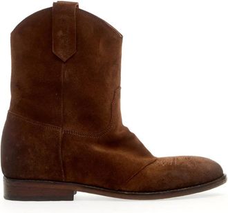 Strategia Stiefel - Texan Suede Washed Cigar - Gr. 36,5 (EU) - in Braun - f&uuml;r Damen