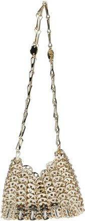 Paco Rabanne Crossbody Bags - Iconic 1969 Nano Bag Metallic - Gr. unisize - in Gunmetal - f&uuml;r Damen