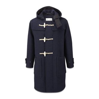 Gloverall Homme, Manteaux, Bleu, Taille: M Original Monty Duffle Coat