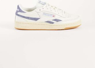 Reebok Club C 85 Vintage Sneaker in Wei&szlig; mit Pink und Lila