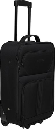 Mountain Warehouse Koffer mit zwei R&auml;dern Essentials (Samtschwarz)