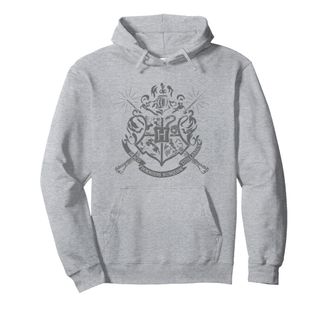 Harry Potter Hogwarts Badge Wands Pullover Hoodie