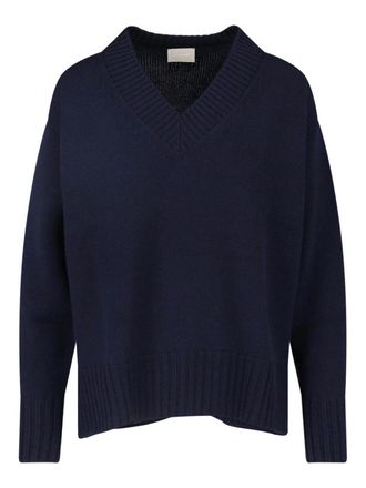 Drumohr Pull &Agrave; Col V - Bleu