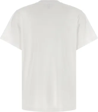 Ganni Strawberry-Print Cotton Jersey T-shirt - White