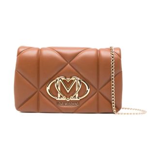 Love Moschino Femme, Sacs, Brun, Taille: ONE Size Sac bandouli&egrave;re matelass&eacute;
