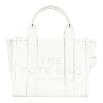 Marc Jacobs Femme, Sacs, Blanc, Taille: ONE Size The Leather SmallTote