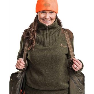 Pinewood Damen Hurricane Strick Pullover - Strickpullover Damen mit Wind- und wasserabweisenden Membran und aus hochelastischem Material Bewegungsfreiheit