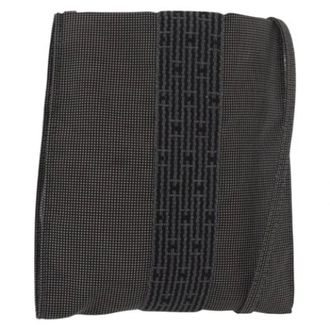 Herm&egrave;s unisex, Pre-owned, Gris, Taille: ONE Size Sac bandouli&egrave;re pr&eacute;-poss&eacute;d&eacute; en toile