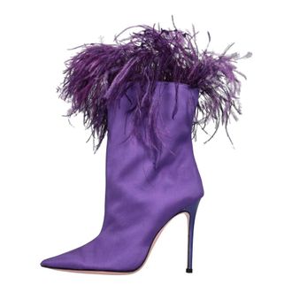 Gedebe Korlan Satin Stiefeletten - - Shoes - Damen - Lila - 37 EU