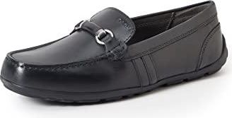 Geox Garçon J New Fast Boy C Mocassins, Black, 28 EU