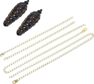 Valiclud 2 St&uuml;ck Pack Antike Kuckucksuhren mit Quarzwerk Musikalischem Vogelgesang Pendel und Dekorativem Kunststoffhammer f&uuml;r Wandmontage Vintage Wanduhr Zur 