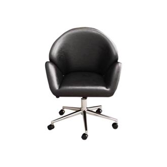Generic B&uuml;rostuhl, Drehbarer Chefsessel for B&uuml;ro Und Homeoffice, H&ouml;henverstellbar, Belastbarkeit Bis 150 Kg(Black)