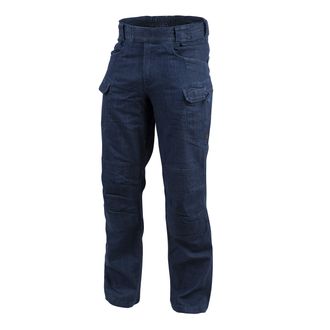 Helikon-Tex UTP Urban Tactical Pants für Herren - Ripstop Herren Cargohose - Denim Stretch Jeans - Leicht für Militär, Outdoor, Wandern, Armee, Arbeitshose, Marin