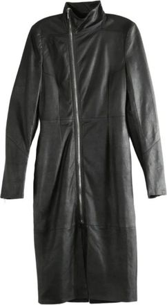 Rick Owens Femme, Manteaux, Noir, Taille: 42 FR Manteau Zipp&eacute;