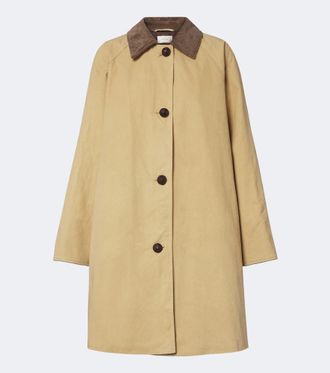 The Row Manteau Ina en gabardine de coton