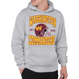 Junk Food NFL - Washington Commanders - Team Helmet - Unisex Adult Pullover Fleece Hoodie for Men and Women - Size XX-Large