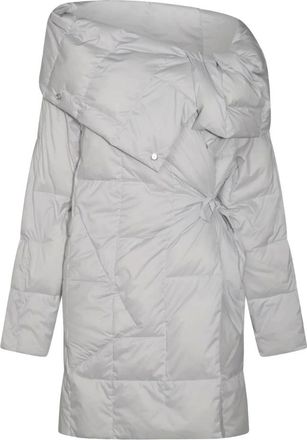 Add Femme, Manteaux, Blanc, Taille: 38 FR Short Down Plaid