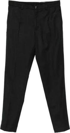 Dolce & Gabbana Pantalon droit en laine - Homme - Pantalons - Noir - Taille: XL