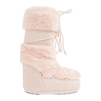 Moon Boot MB Icon Kunstpelz-Schneestiefel - - Shoes - Damen - Rosa - 35 EU