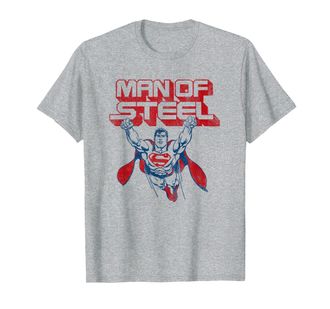 DC Comics Superman Steel Retro T Shirt T-Shirt