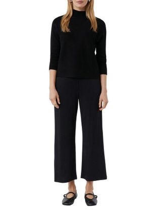 Comma Strickpullover mit Fledermaus&auml;rmeln