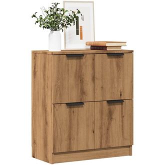 vidaXL Buffet ch&ecirc;ne artisanal 60x30x70 cm bois ding&eacute;nierie Vidaxl