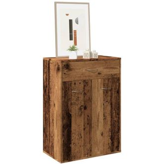 vidaXL Vidaxl - Armoire &agrave; chaussures vieux bois 60x35x84 cm bois ding&eacute;nierie