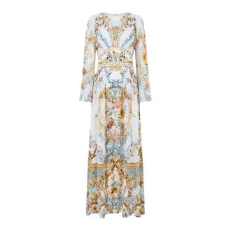 Camilla Flared Sleeve Dress Seville Sweetheart - - Dresses - Damen - Mehrfarbig - L