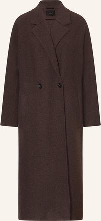 Oui Wollmantel braun
