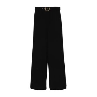 Zimmermann Schwarze Crepe Weite Hose - - Trousers - Damen - Schwarzk - M