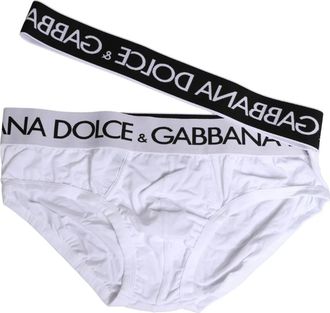 Dolce & Gabbana Homme, Sous-v&ecirc;tements, Blanc, Taille: XS Brando Brief
