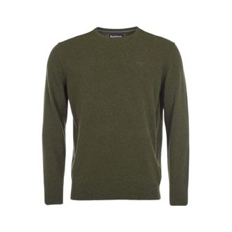 Barbour Homme, Pulls, Vert, Taille: M Pull Ras du Cou Essentiel en Laine dAgneau