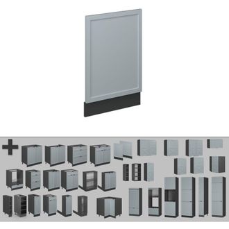 Vicco Fa&ccedil;ade Fame-Line, Bleu clair-gris, 45 cm, pt Ch&ecirc;ne