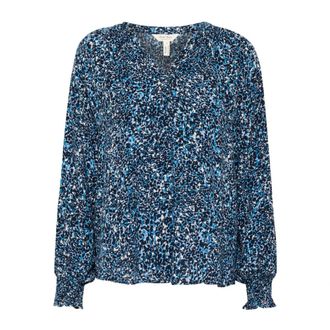 Part Two Weiche Chambray Scatter Print Bluse - - Blouses & Shirts - Damen - Mehrfarbig - 3XL