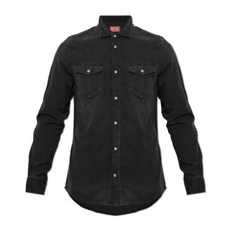 Diesel Homme, Chemises, Noir, Taille: S Chemise en jean D-Vega