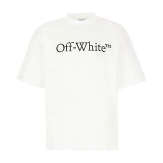 Off-white L&auml;ssiges Baumwoll-T-Shirt in Wei&szlig; - - Tops - Herren - Wei&szlig; - S