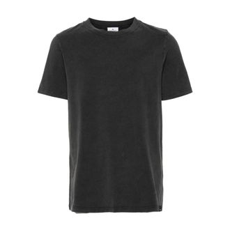 Courr&egrave;ges Homme, Tops, Gris, Taille: L T-shirt Gris en Coton avec Logo Brod&eacute;