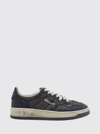 Autry Baskets Medalist Low Super Vintage en cuir de veau &agrave; effet us&eacute;