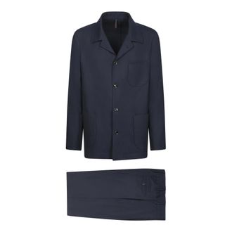 Dell'Oglio Einreiher-Anzug - - Suits - Herren - Blau - XL