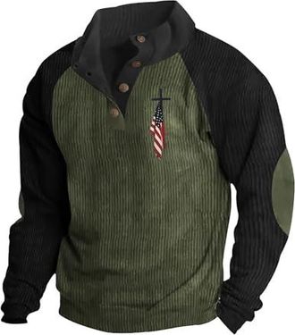 Generic Pull à col rond pour homme - En velours épais - Chaud et résistant au froid - Pour lhiver, Jn, 3XL