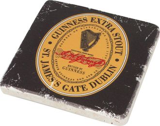 Guinness Untersetzer in Steinoptik - Etikettendesign