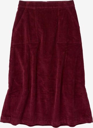 Knowledge Cotton Apparel Damen vegan Rock Cord Burgund