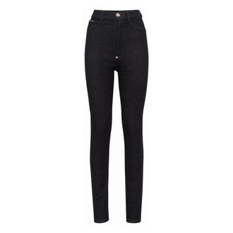 Philipp Plein Femme, Jeans, Bleu, Taille: W25 Jegging Super Taille Haute