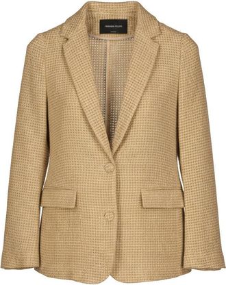 Fabiana Filippi Damen Blazer aus Baumwollnetz
