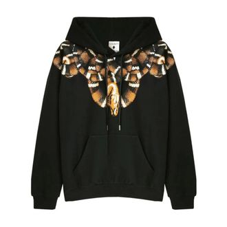 Marcelo Burlon Herren, Sweatshirts & Hoodies, Schwarzk, 2XLGr&ouml;&szlig;e